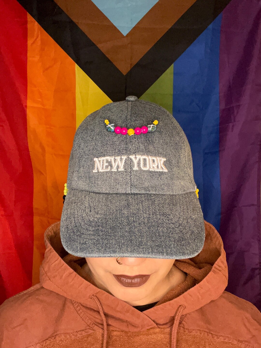 One of a Kind Upcycled Steve Madden New York Baseball Cap - Etsy