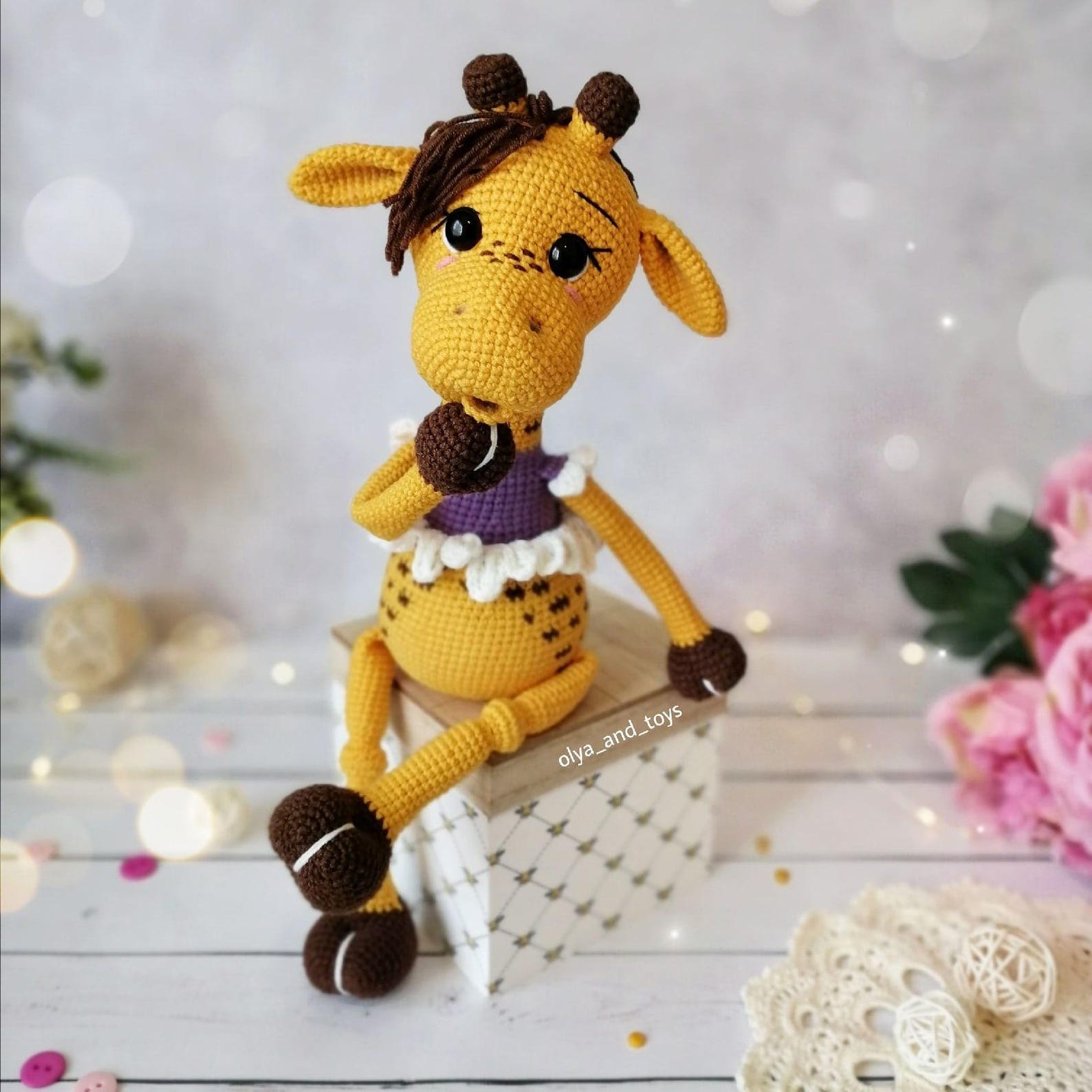 Crochet Giraffe Toy Pattern: Funny Amigurumi Safari Animal (PDF Eng) - Etsy