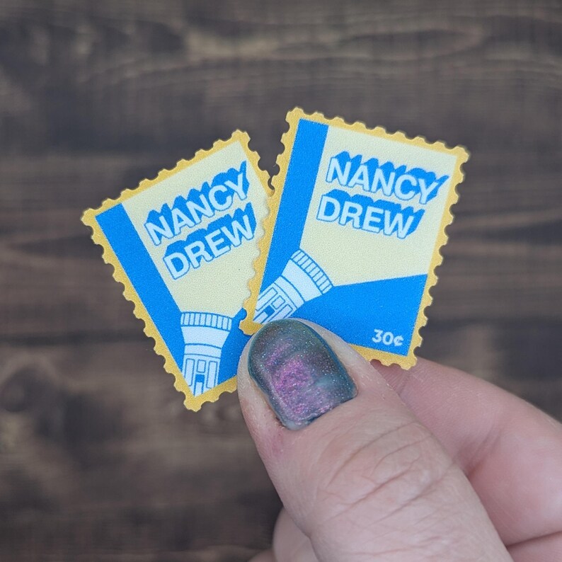 Nancy Drew Sticker Set: Flashlight Stamp Style (2-pack) - Etsy