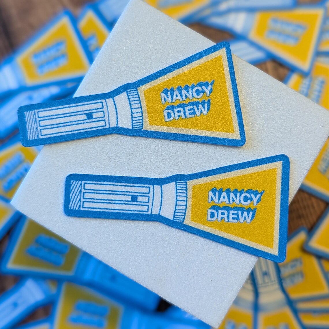 Nancy Drew Flashlight Sticker Set - Die Cut Laptop Stickers (2 PACK) - Etsy