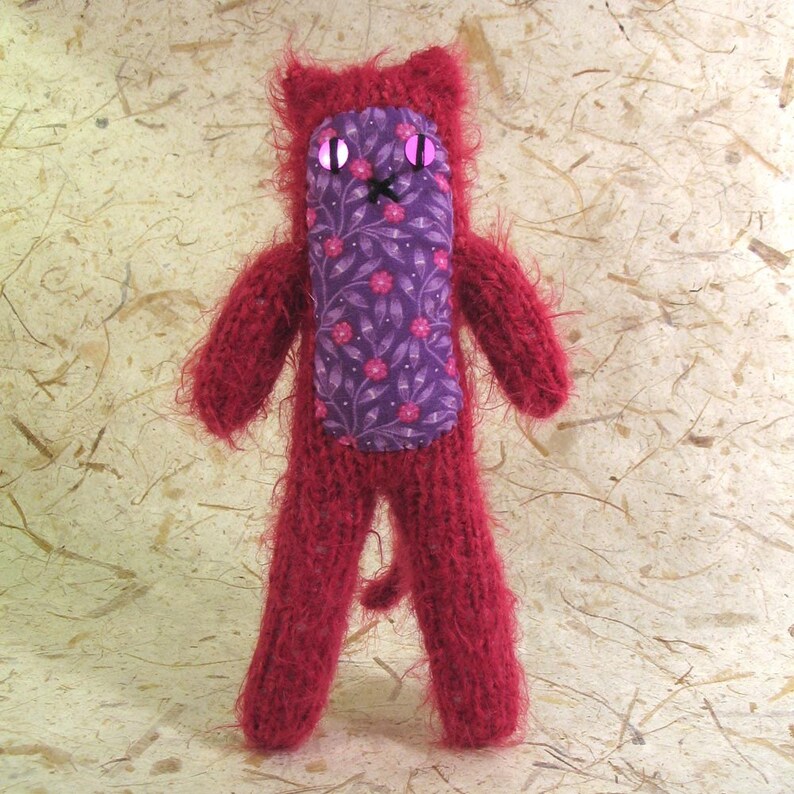Raspberry Knitty Kitty - Etsy