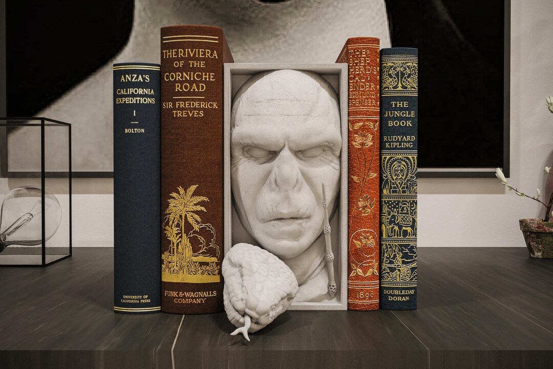 Magical Book Nook With Voldemort Theme: Intricately 3D Printed - Etsy