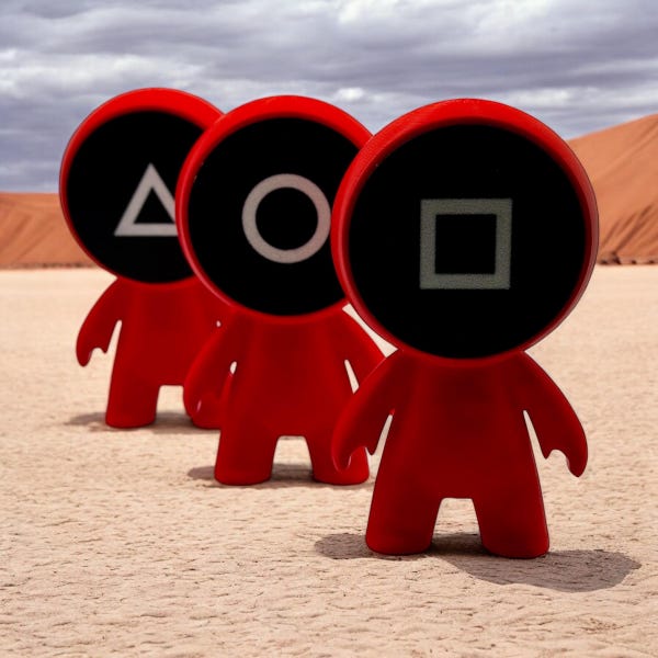 Squidgame Guard Mask - Etsy