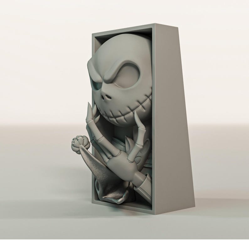 Jack Skellington Book Nook: Nightmare Before Christmas Bookshelf ...