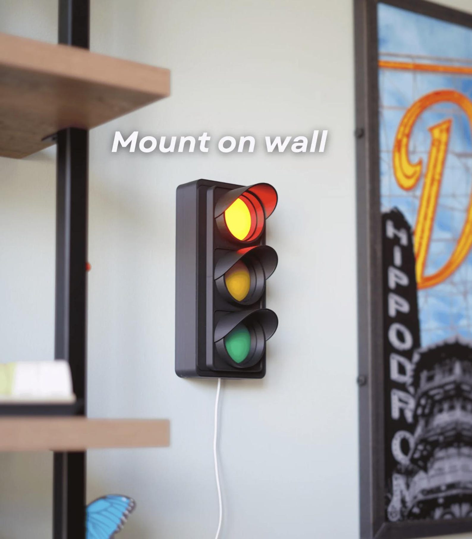 Traffic Light Desk Lamp: USB LED Busy Light - Gaming, Home Office - Etsy