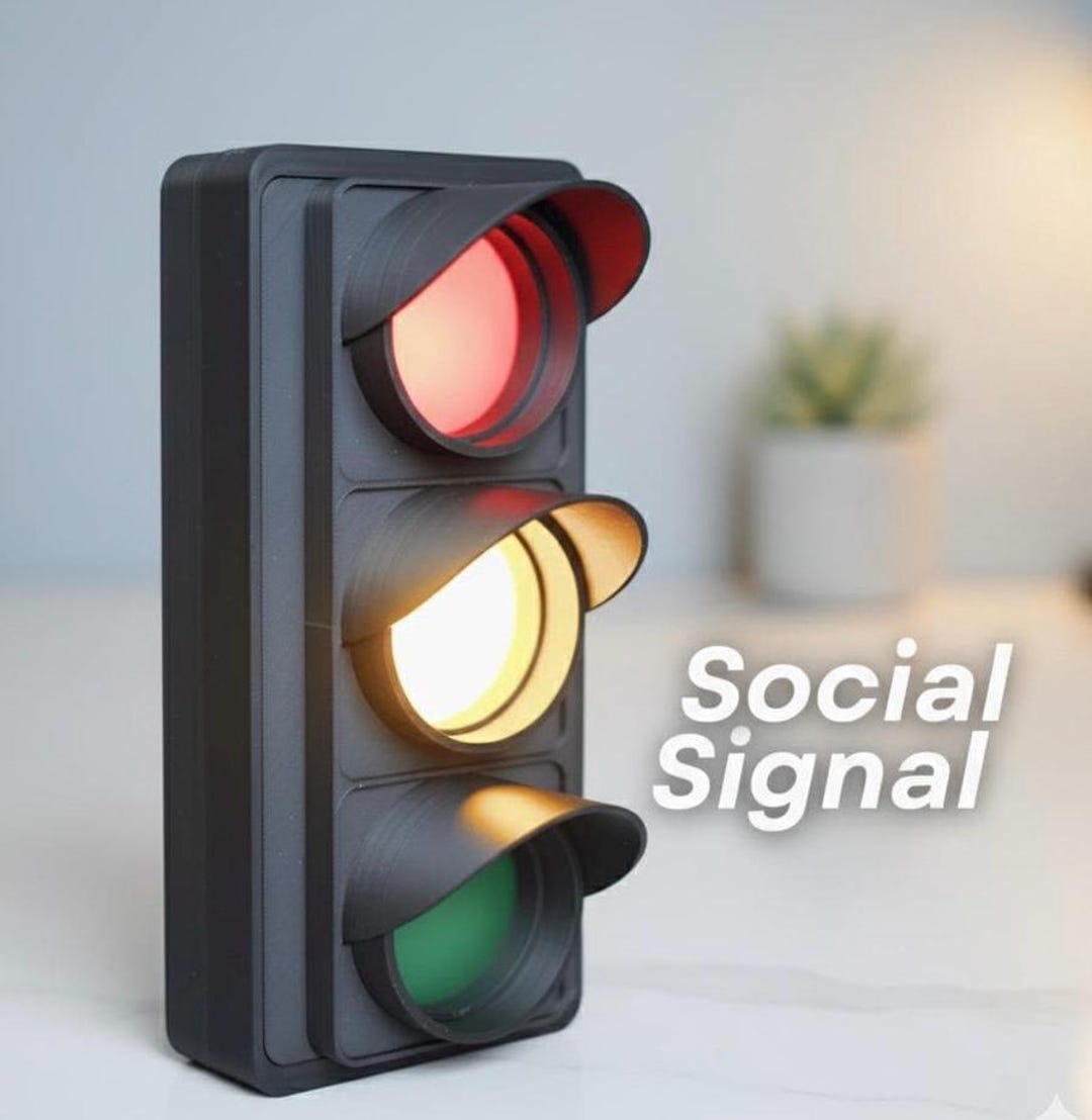 Traffic Light Desk Lamp: USB LED Busy Light - Gaming, Home Office - Etsy