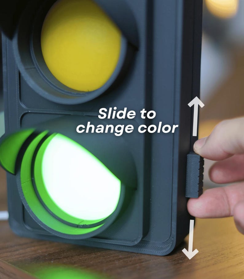 Traffic Light Desk Lamp: USB LED Busy Light - Gaming, Home Office - Etsy