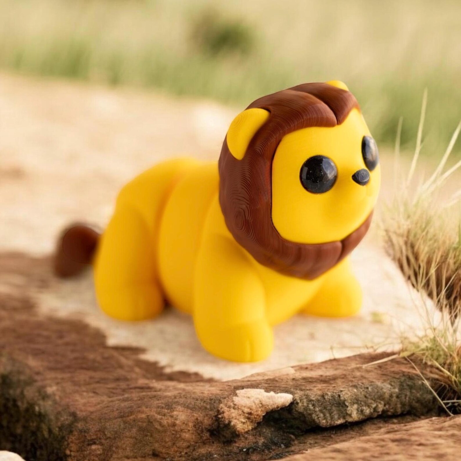 Baby Lion Fidget Pocket Toy Articulated, Eco-friendly Sensory Toy for ...