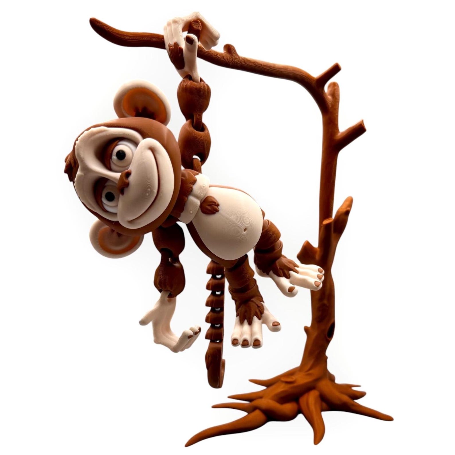 Cute Articulating Monkey – Stands Upright, Hangs by Tail or Hand ...