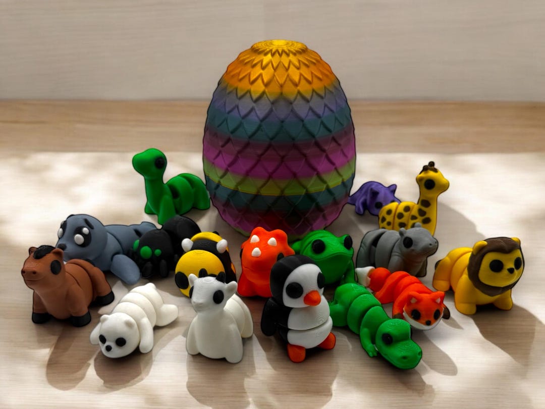 Surprise Mini Animal Pack Mixture of 10 Mini Baby Animals in a ...