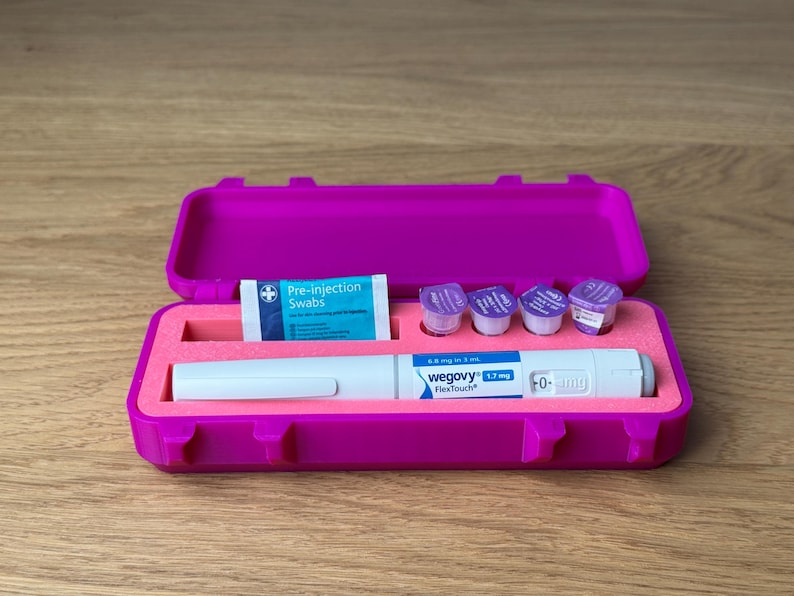 Wegovy Pen Travel Case: Rugged, Secure Storage, Eco-friendly PLA - Etsy