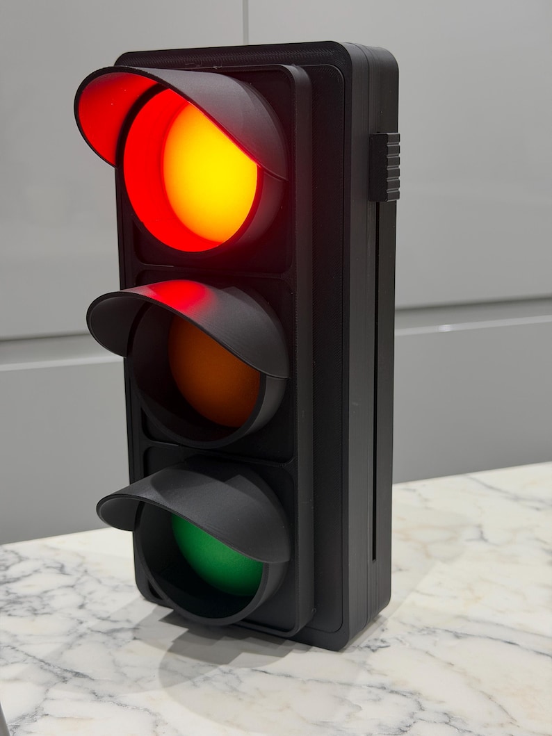 Traffic Light Desk Lamp: USB LED Busy Light - Gaming, Home Office - Etsy