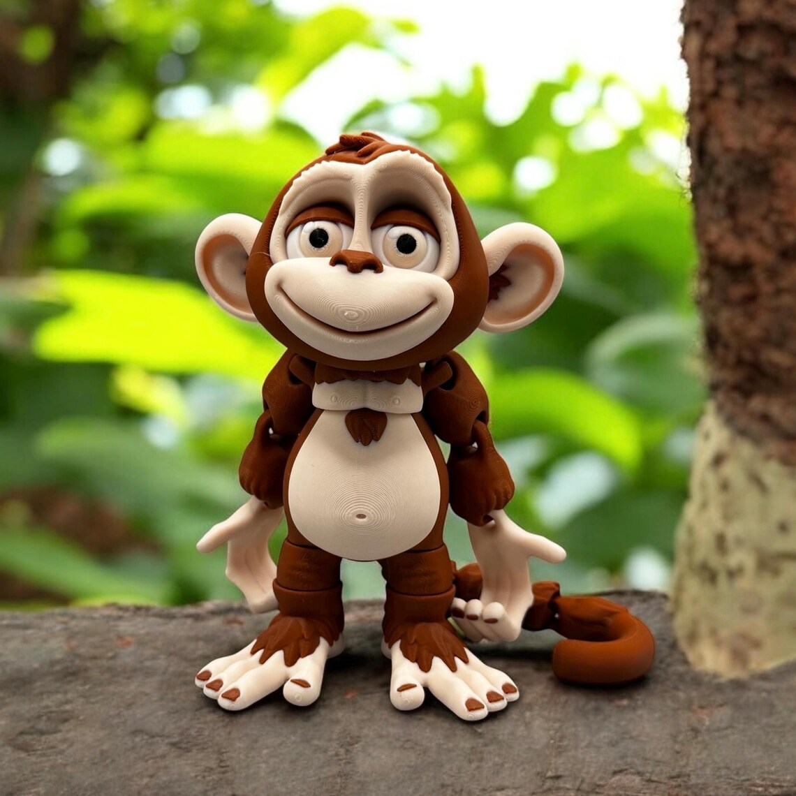 Cute Articulating Monkey – Stands Upright, Hangs by Tail or Hand ...