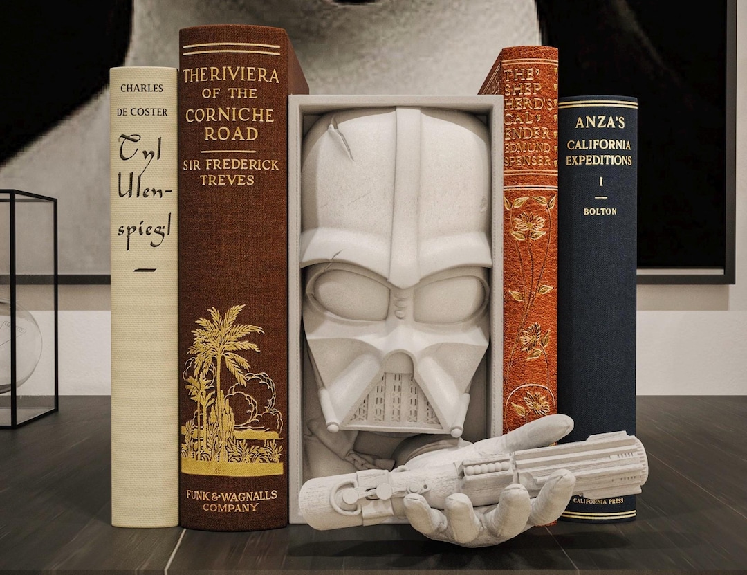 Darth Vader Book Nook With Light Saber Star Wars Inspired Bookshelf ...