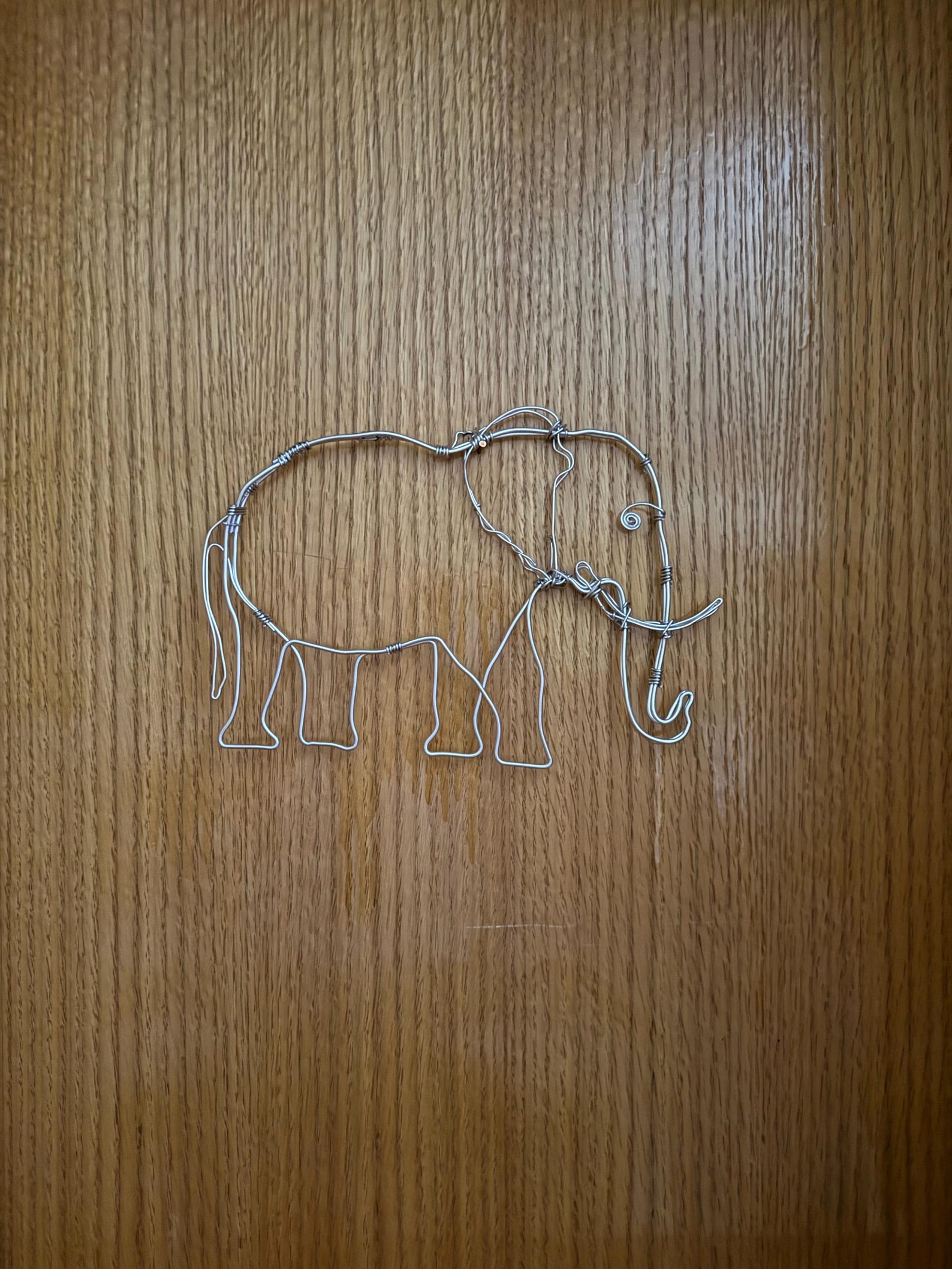 Elephant Wall Art | Wire Wall Art | Elephant Wall Decor | Wall Decor ...