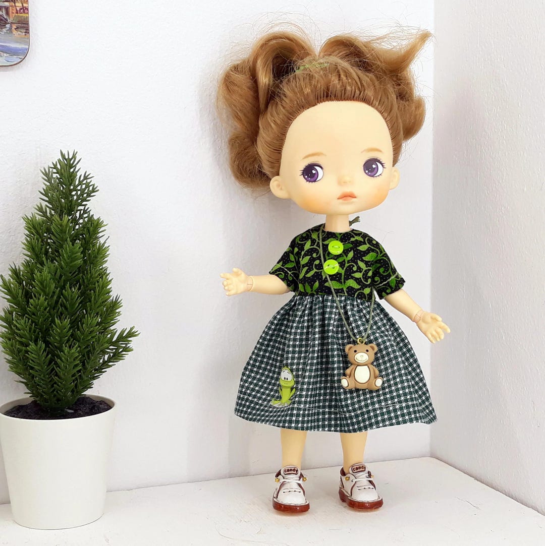 Holala, Monst Doll Green Dress and Toy, Dress for Holala, Bokka ...