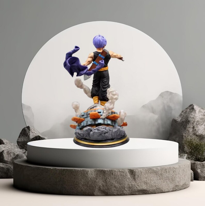 Dragon Ball Trunks Anime Figure Resin 3D Printerhandwork Model ...