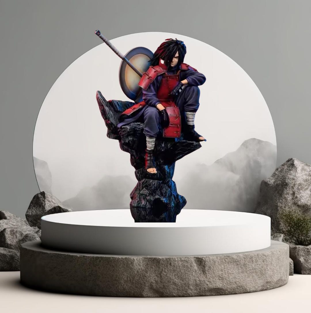 Naruto Uchiha Madara Anime Figure Resin 3D Printerhandwork Model ...