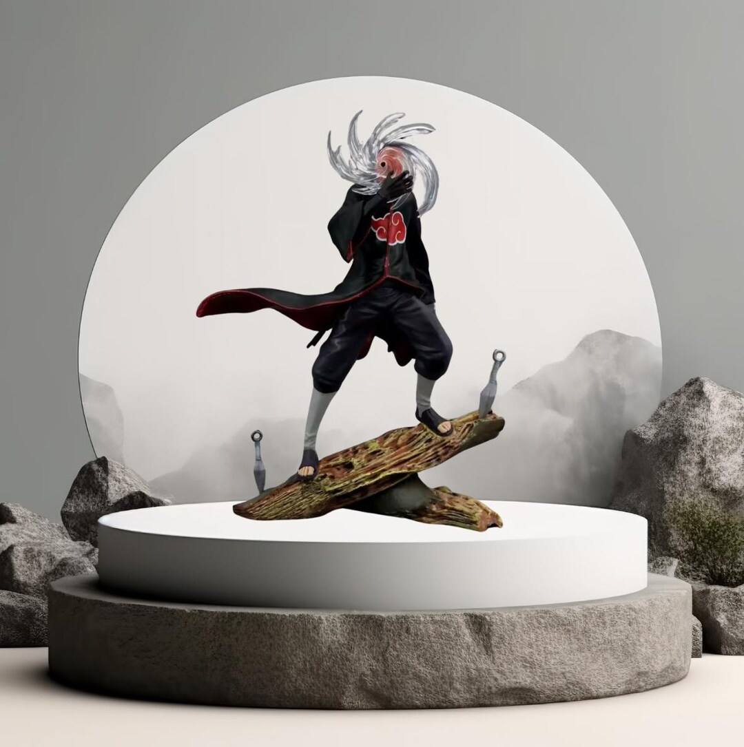 Naruto, Tobi Akatsuki, Anime Figurine Resin, Handwork Model, Art Decor ...
