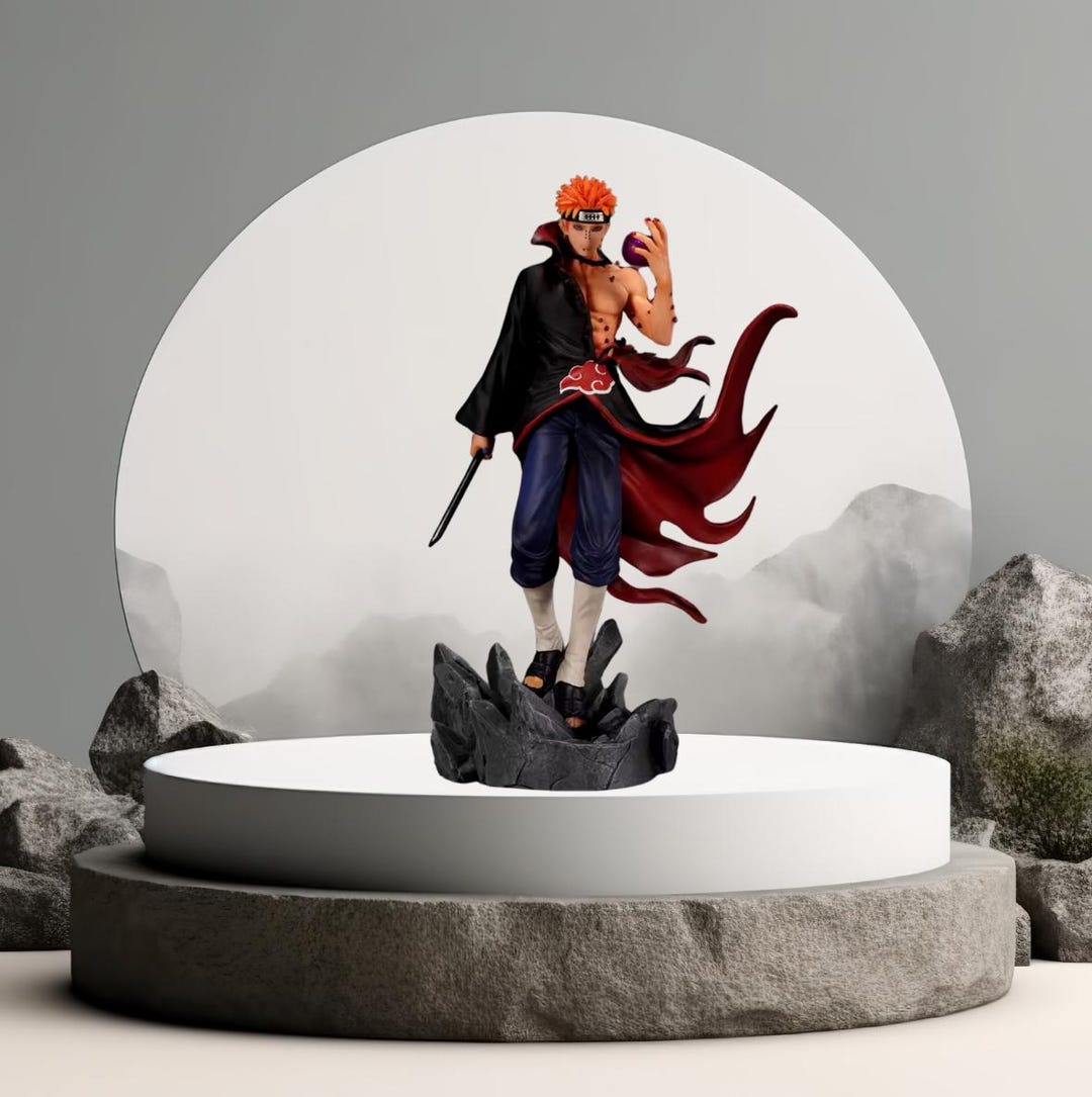 Naruto Pain Akatsuki Anime Figure Resin 3D Printerhandwork Model ...