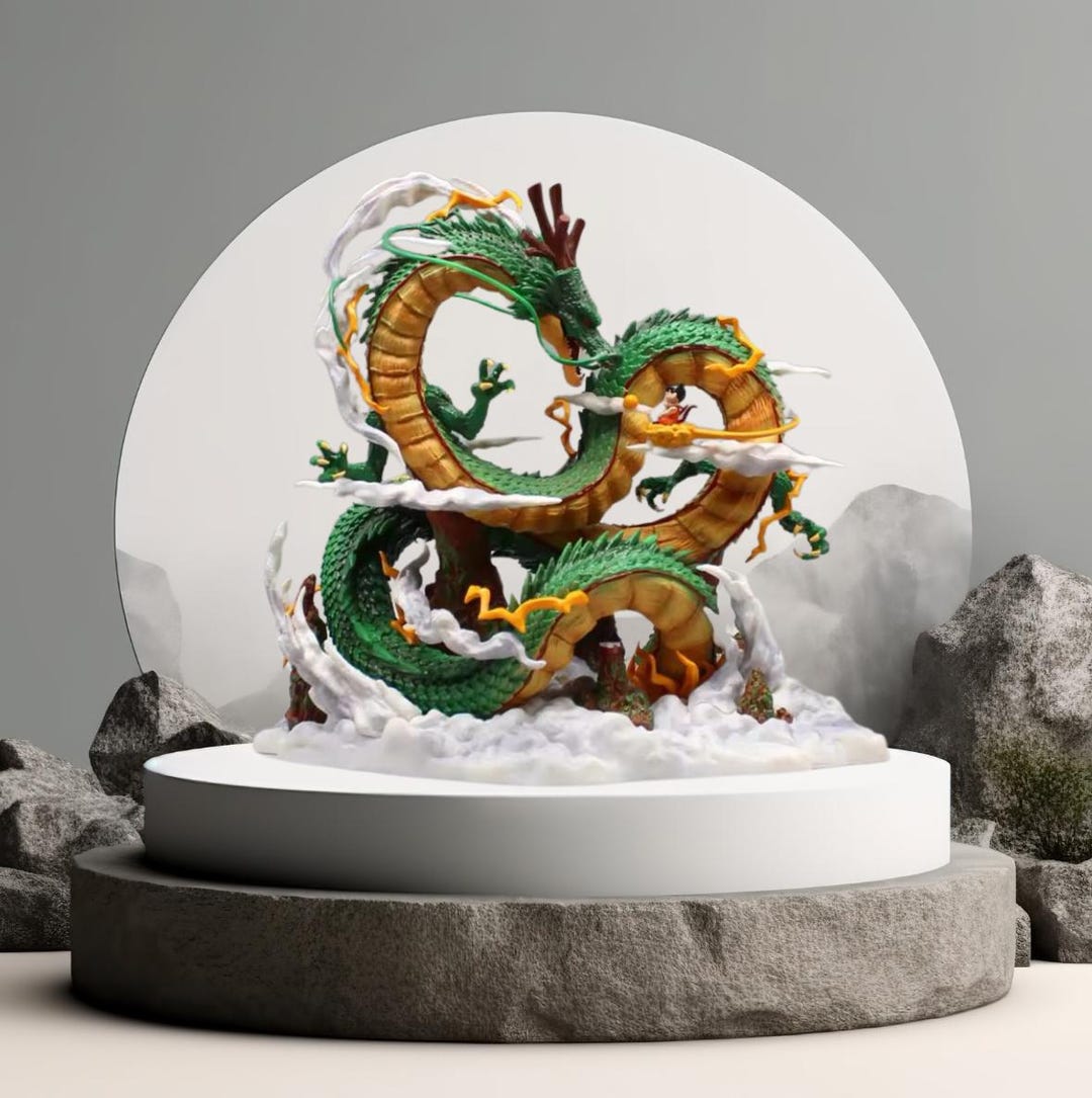 Dragon Ball Shenron Anime Figure Resin 3D Printerhandwork Model ...