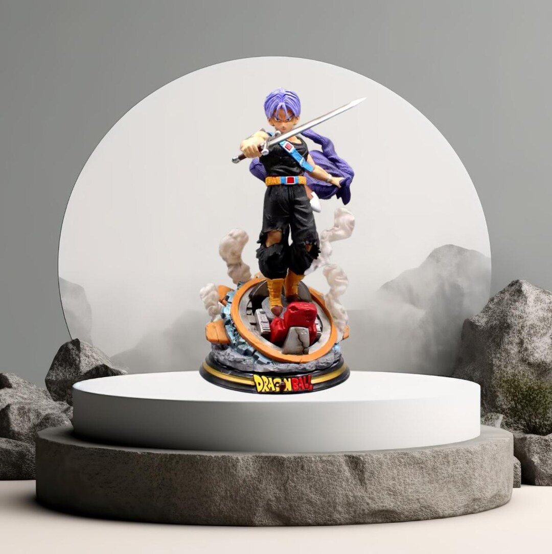 Dragon Ball Trunks Anime Figure Resin 3D Printerhandwork Model ...