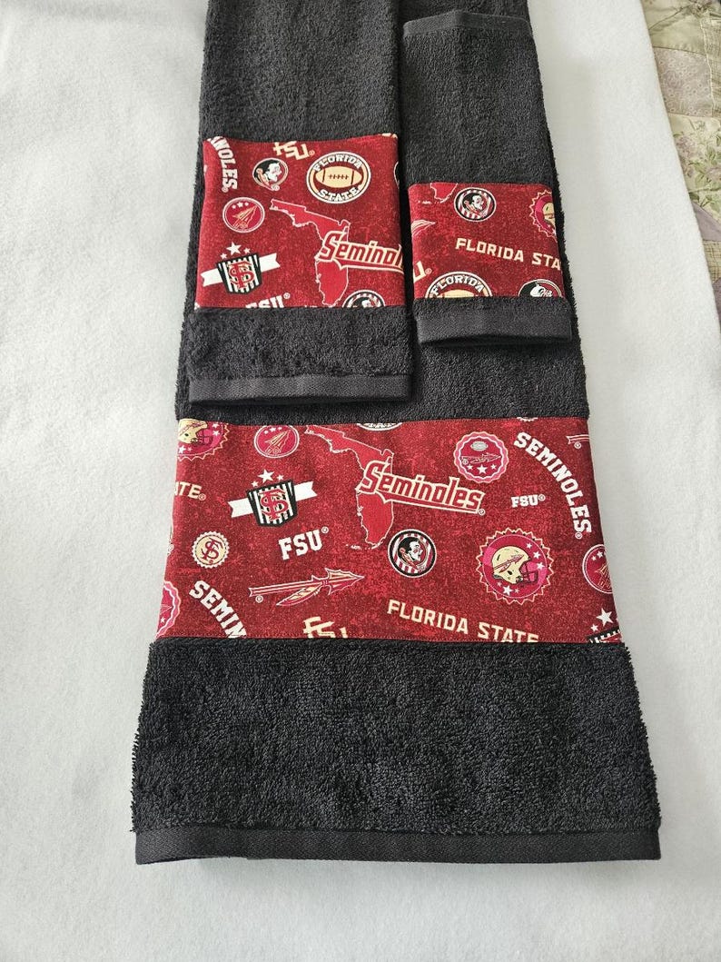 Florida State University 3 Piece Bath Towel Sets All Teams Available ...