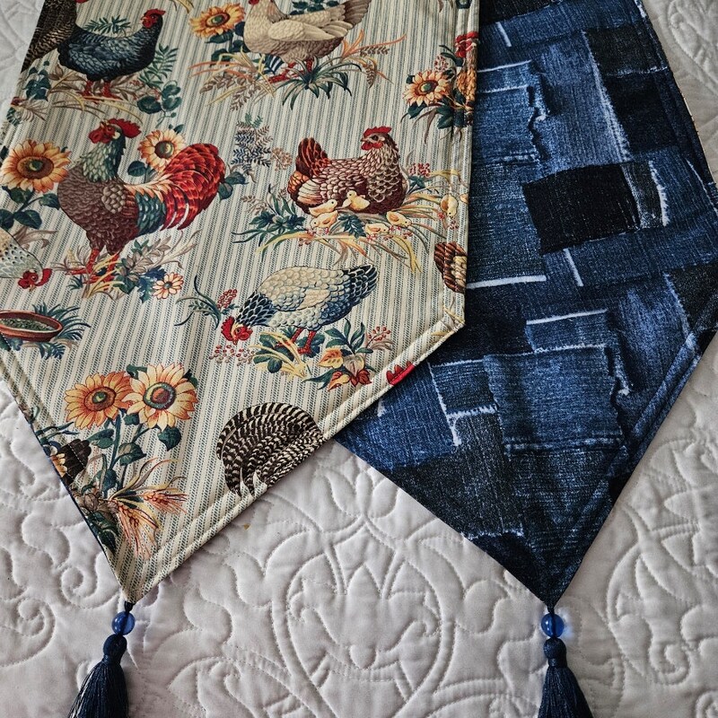 Rooster Table Runner - Etsy