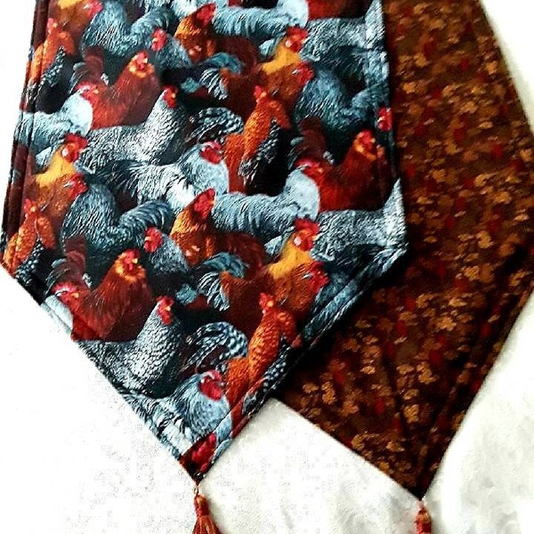 Rooster Table Runner - Etsy