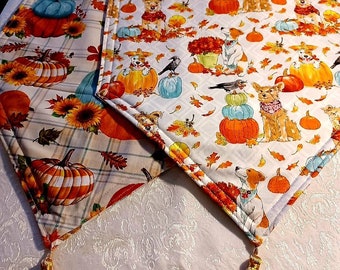 Italian Themed Reversible Table Runner 72x14 Handmade Machine | Etsy