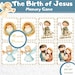 The Birth of Jesus Memory Game Nativity Game Bible Lessons for Kids ...