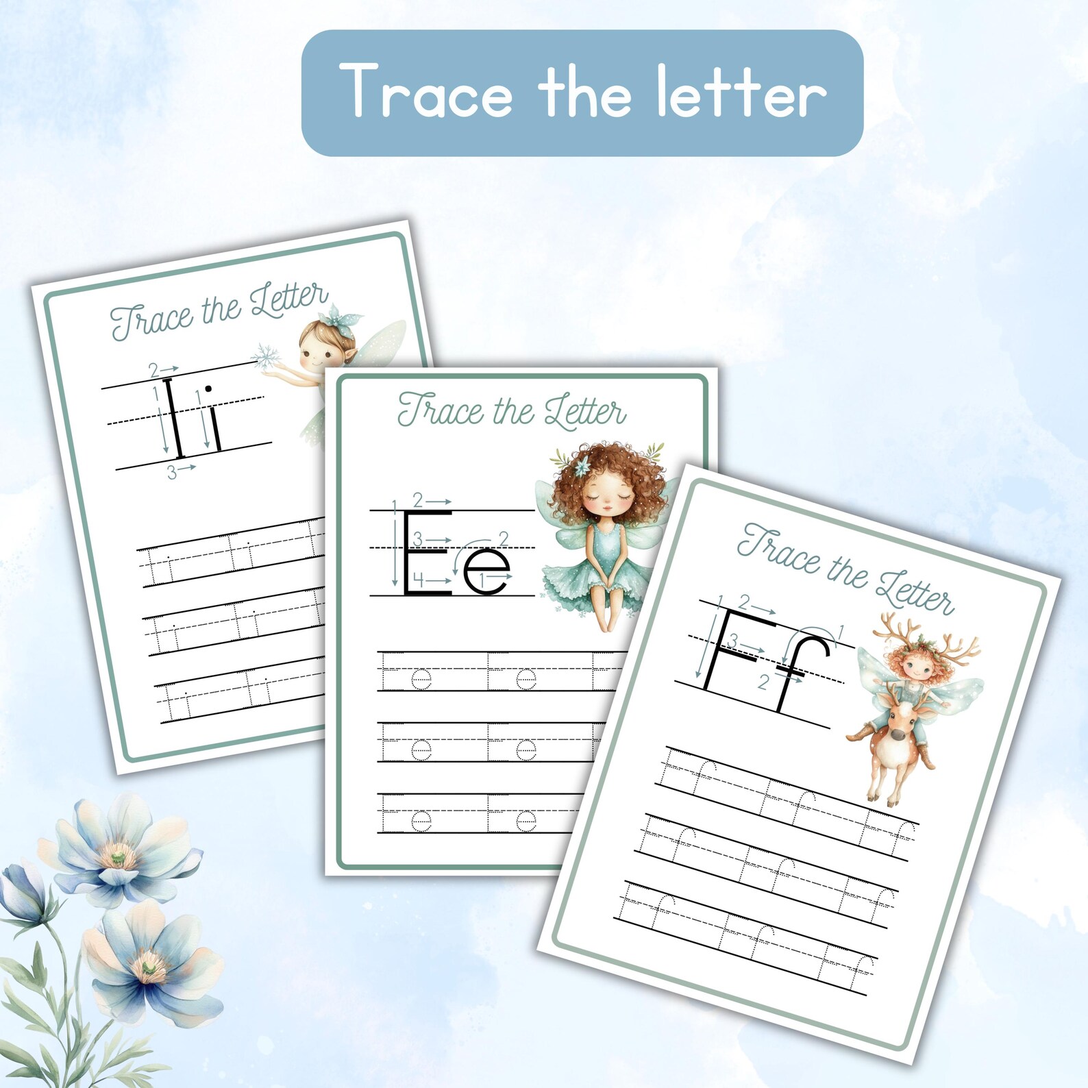 Alphabet Tracing ABC Handwriting Practice for Kids Workbook Printable ...