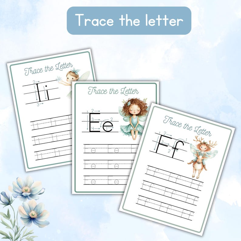 Alphabet Tracing ABC Handwriting Practice for Kids Workbook Printable ...