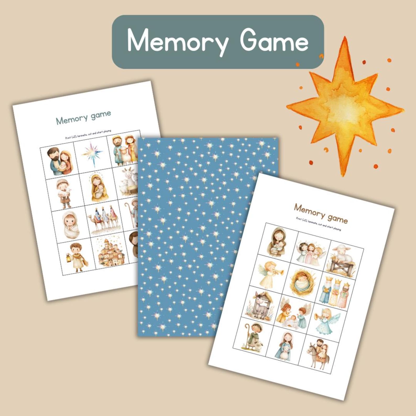 Nativity Christmas Activity Pages Christian Christmas Activities ...