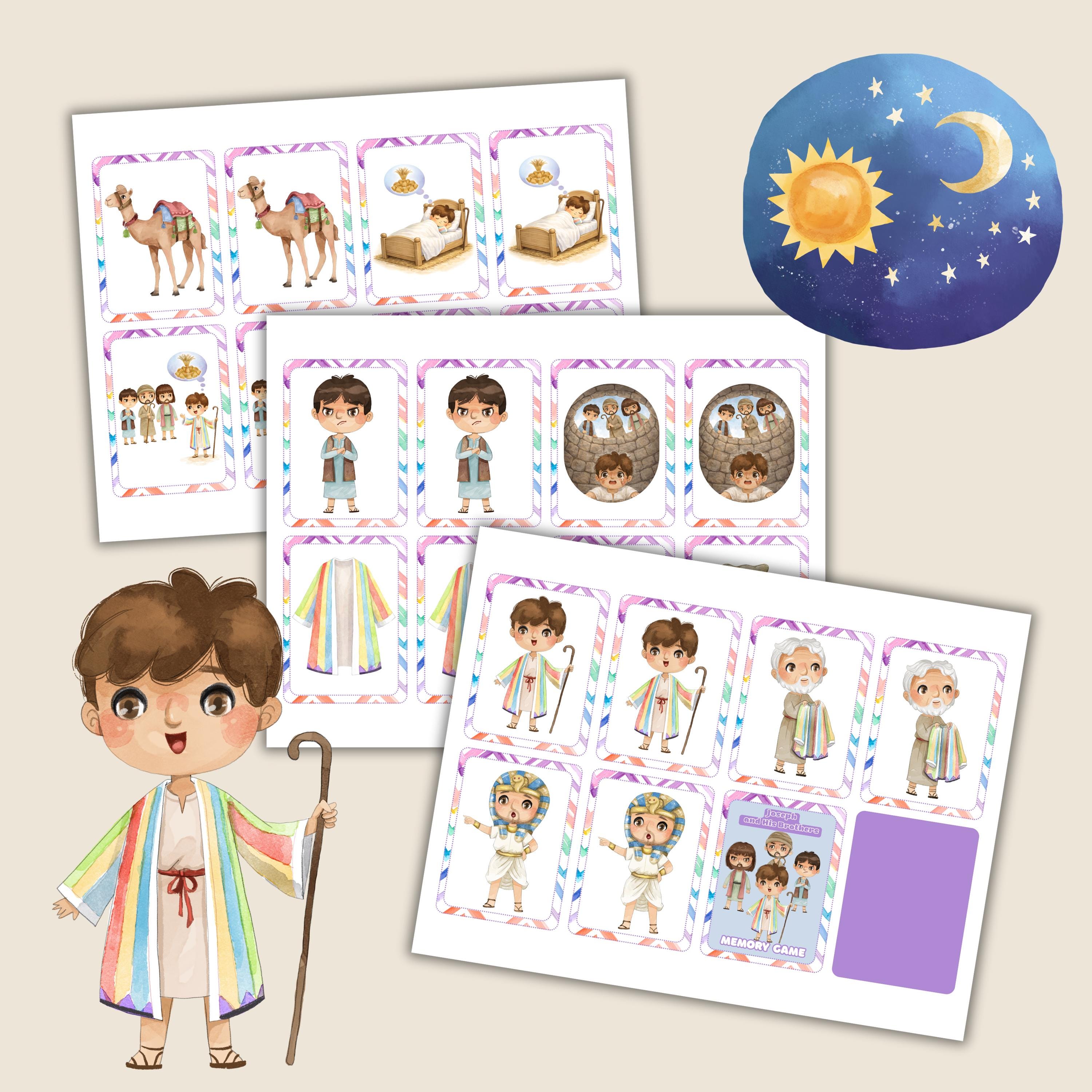 Joseph Activity Pack | Bible Story Activities for Kids | Joseph and His ...