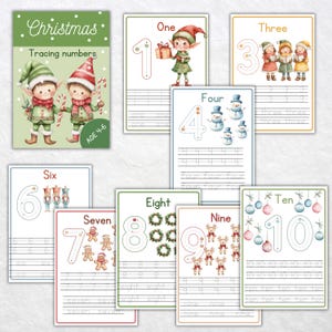 1-10 Number Tracing, Preschool Worksheets Printable, Handwriting ...