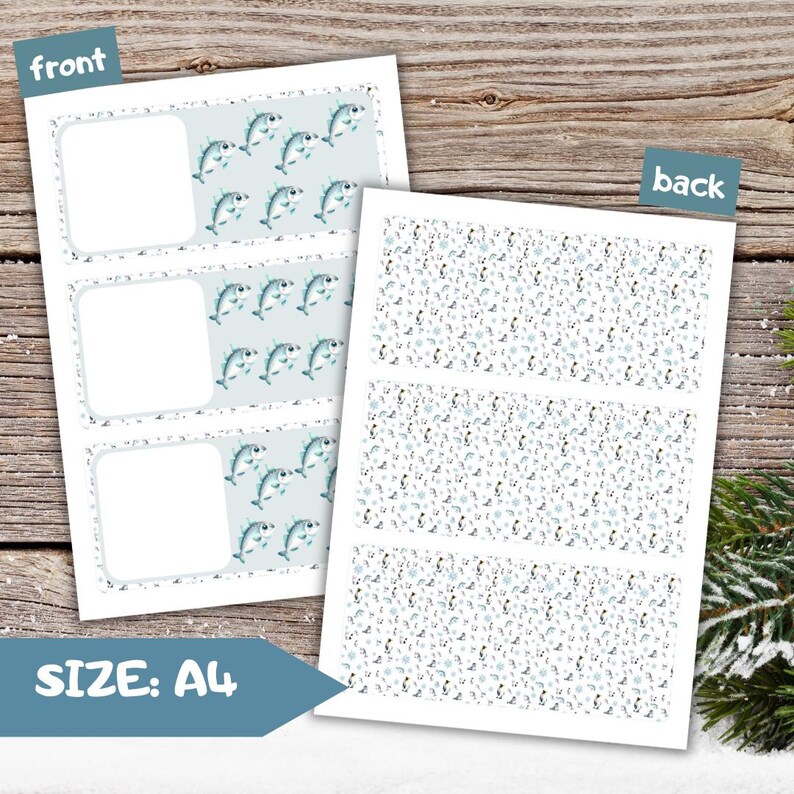 Penguin Counting Cards 1-10 | Preschool Printable (digital Download) - Etsy