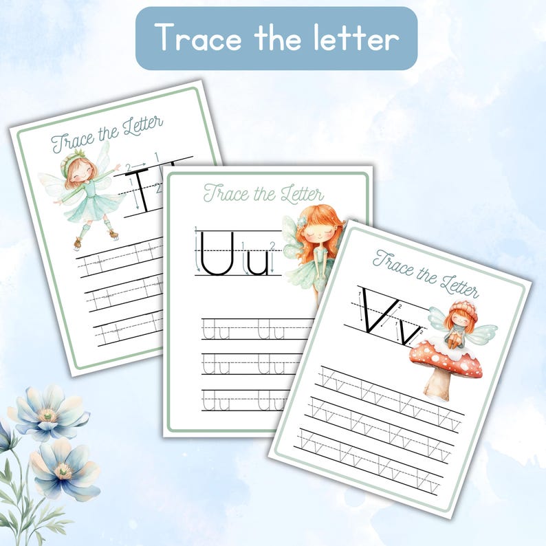 Alphabet Tracing ABC Handwriting Practice for Kids Workbook Printable ...