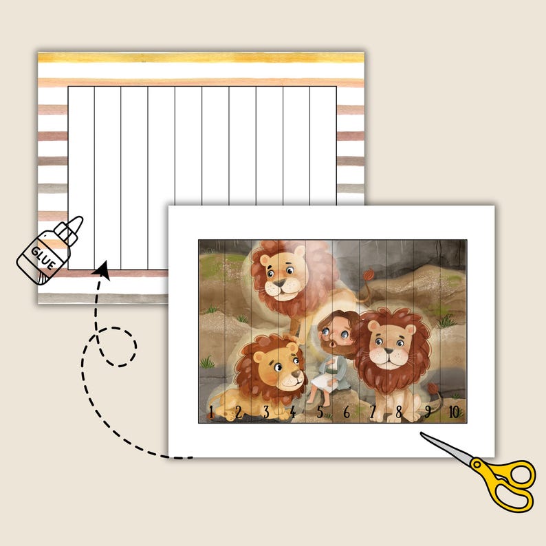 Daniel and the Lions' Den Activity Pack | Christian Printable Games ...
