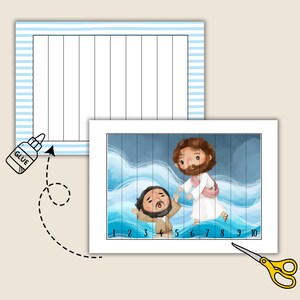 Jesus Walks on Water Activity Book: Bible Story Worksheets (digital ...