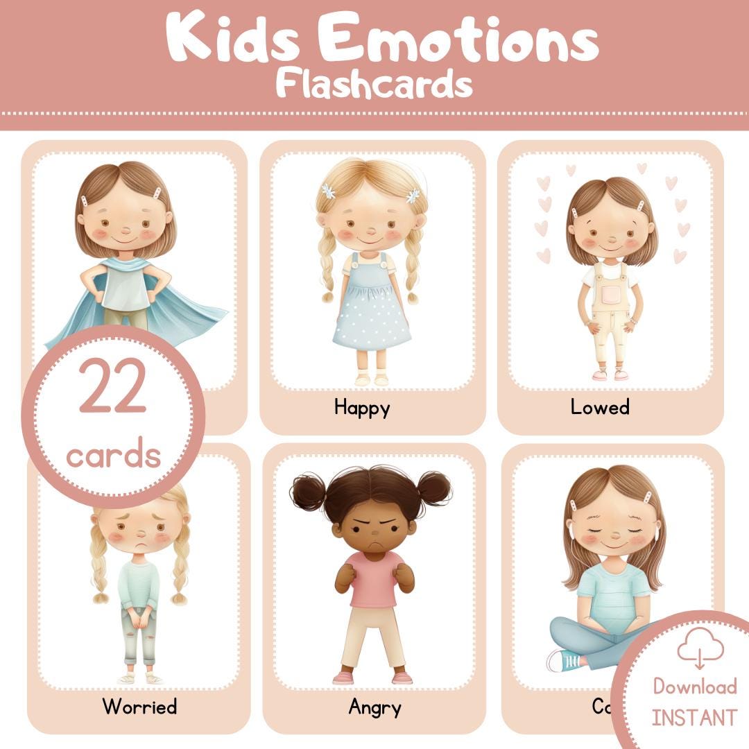 Emotion Flashcards | Emotions Activity Flash Cards | Emotion Cards ...