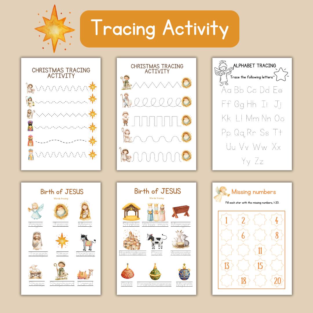 Nativity Christmas Activity Pages Christian Christmas Activities ...