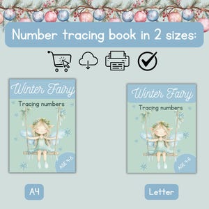 10 Number Tracing Worksheets, Tradable Numbers, Printable Numbers, Kids ...