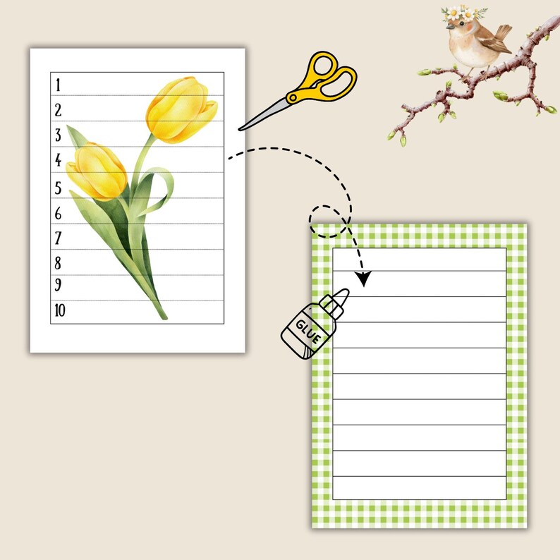 Spring Flowers Number Puzzle|numbers Sequence|preschool Counting ...