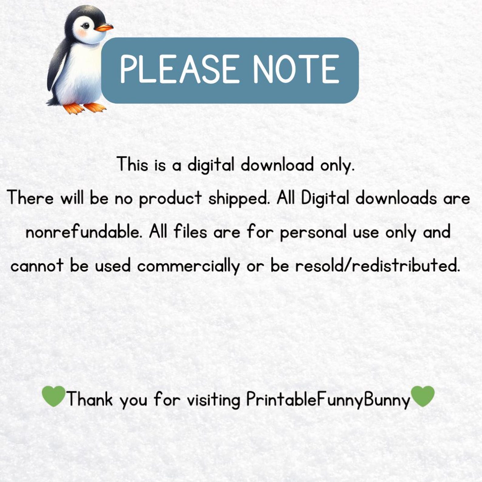 Penguin Counting Cards 1-10 | Preschool Printable (digital Download) - Etsy