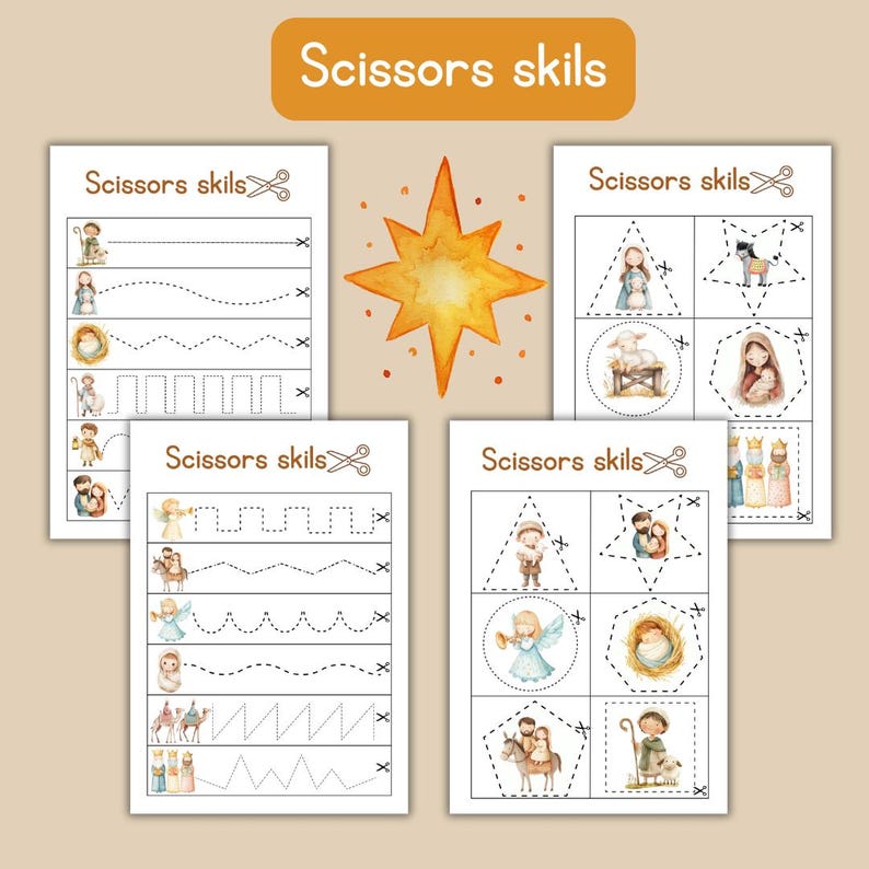 Nativity Christmas Activity Pages Christian Christmas Activities ...