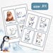 Polar Animals Flashcards Montessori Cardsarctic Animals Cardprintable ...