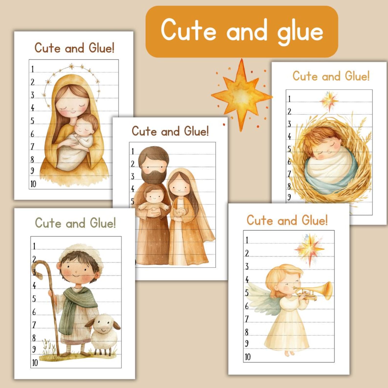 Nativity Christmas Activity Pages Christian Christmas Activities ...