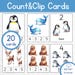 Princess Count and Clip Cards, 1 to 10 Counting, Activity for Kids ...