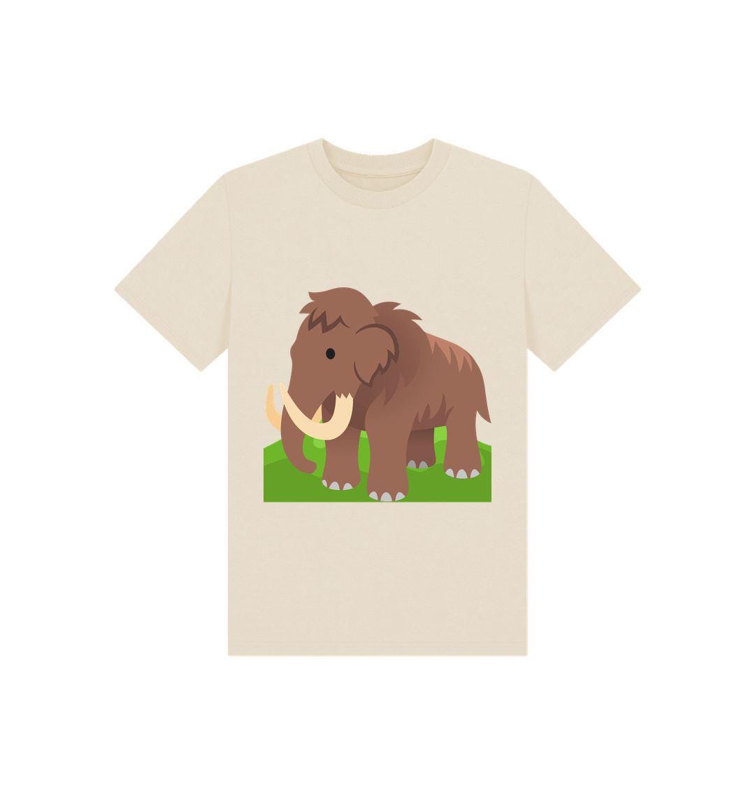 Woolly Mammoth Children’s T-shirt, Prehistoric Creatures Kids Tee - Etsy